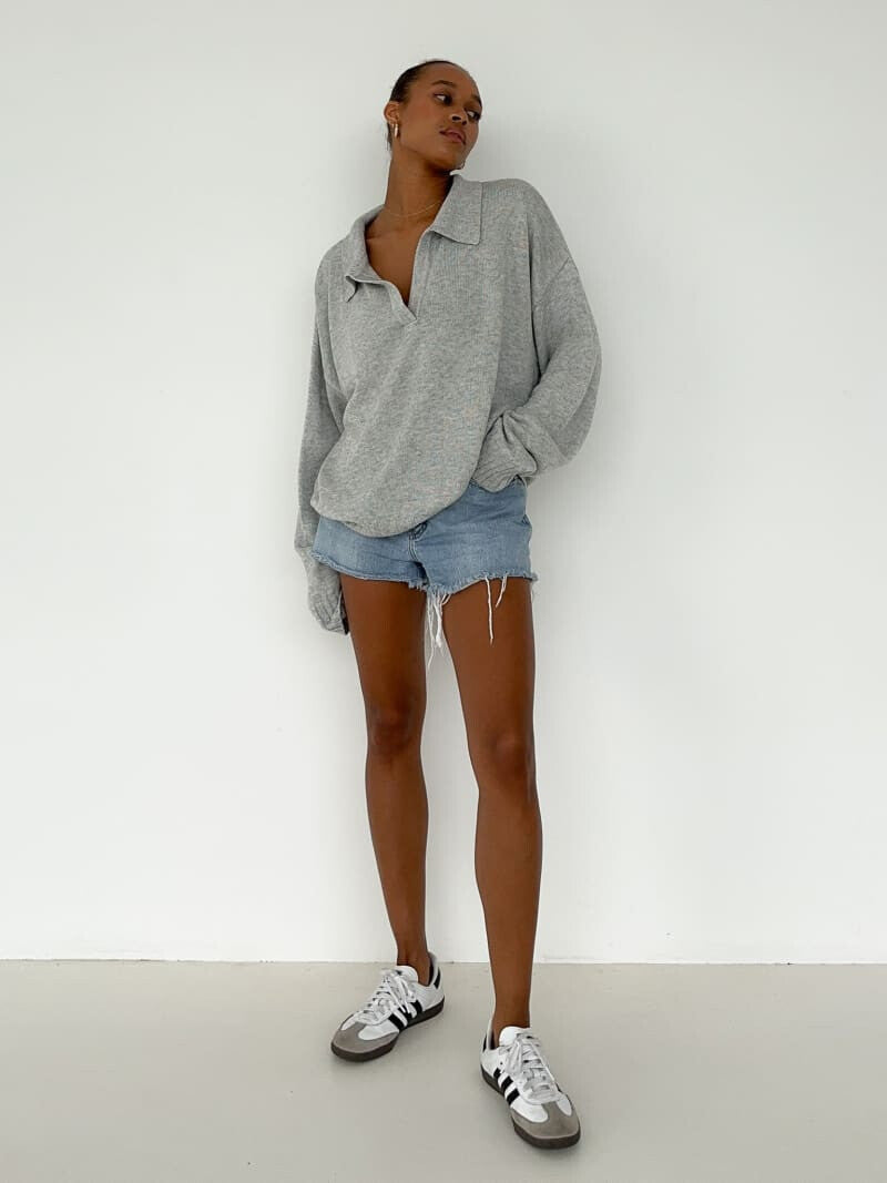 Delancey Sweater | Pearl Gray – Rumored