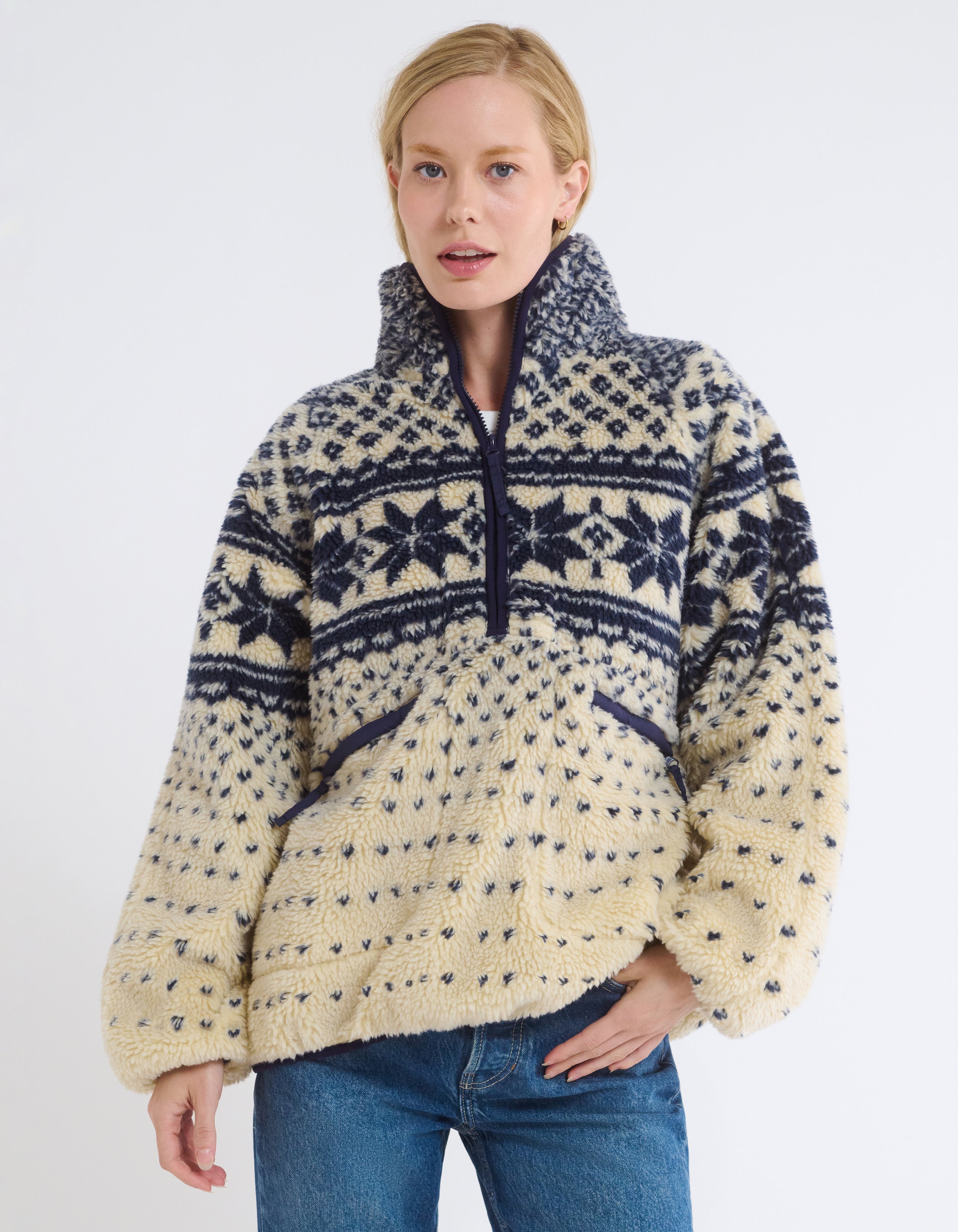 Sun Valley Sherpa in Snowflake | Shop Women's Pullovers – Rumored