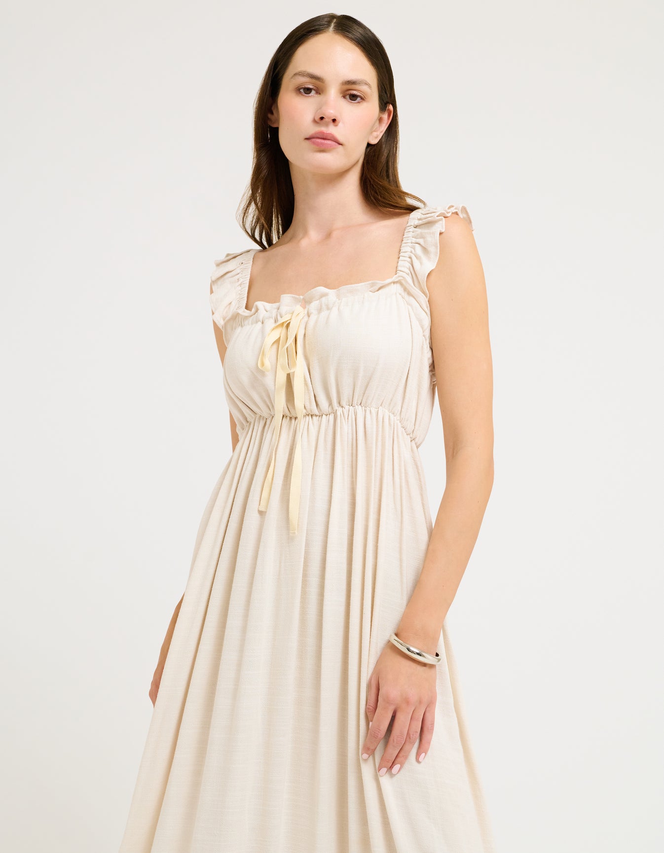 Tall Grass Maxi Dress in Natural | Women's Cottagecore Dresses – Rumored